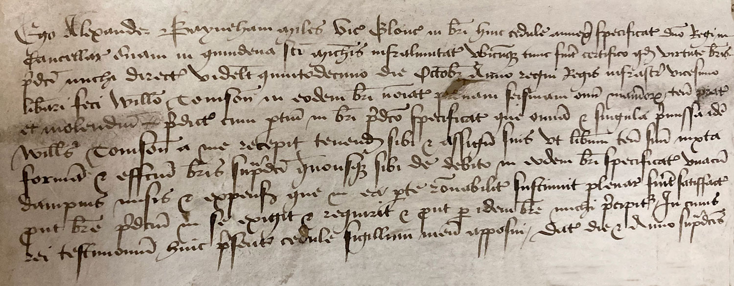 Sir Alexander Baynham (1459-1524) – A Baynham Family History